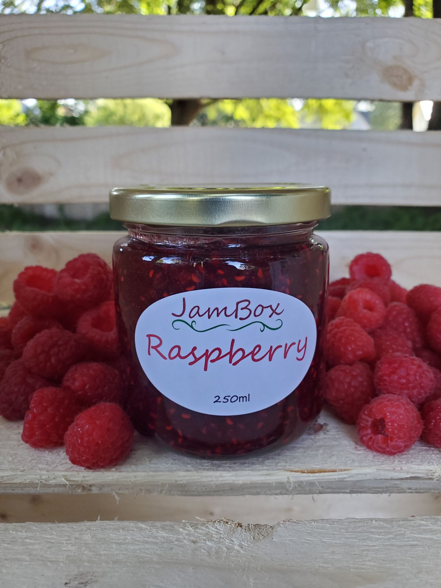 Raspberry Jam 250ml - JamBox