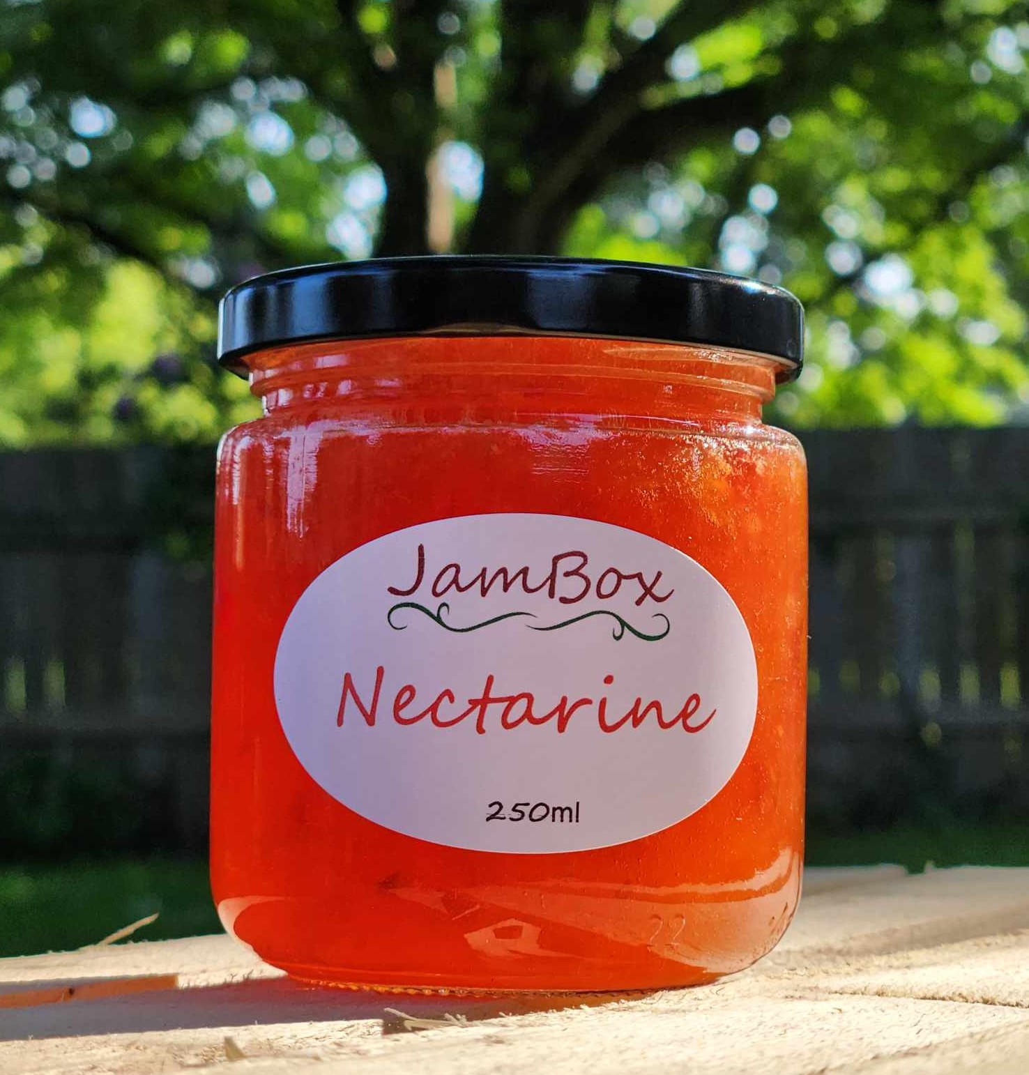 Nectarine Jam 250ml - JamBox