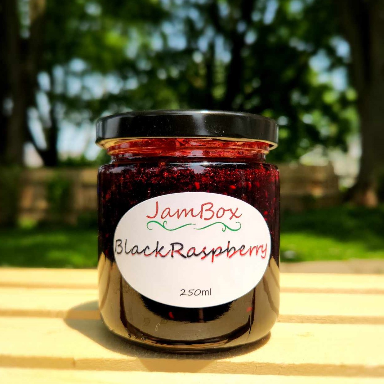 Black Raspberry Jam 250ml - JamBox